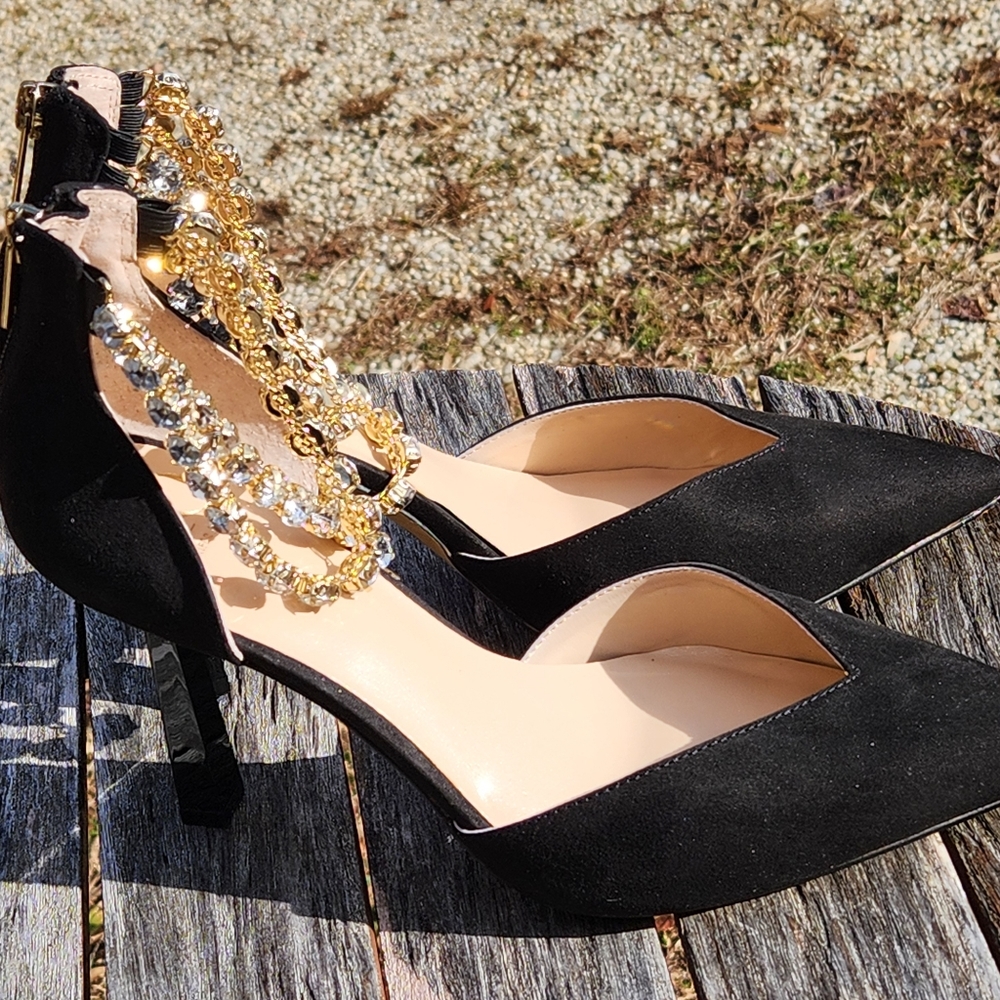 Jlo Jennifer Lopez Norna Pumps Heels Shoes 9.5 - Gem